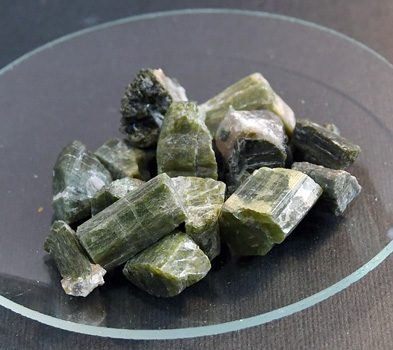 Elbaite green (Verdelite)